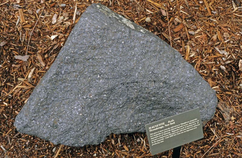 Magnetite, lodestone stock photo. Image of chatham, lodestone - 66733926
