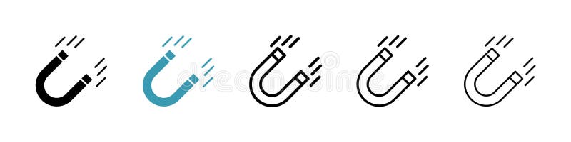 Magnet icon stock vector. Illustration of isolated, vector - 341313226