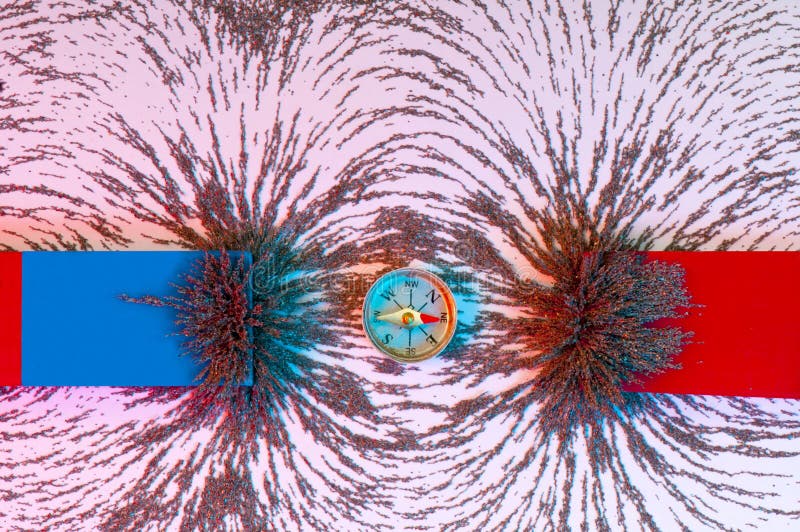Magnets Attracting Eachother Stock Image - Image of direction, physics ...
