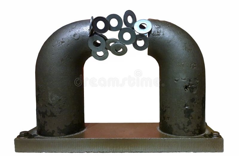 Magnets stock photo. Image of force, washers, isolated - 48951914