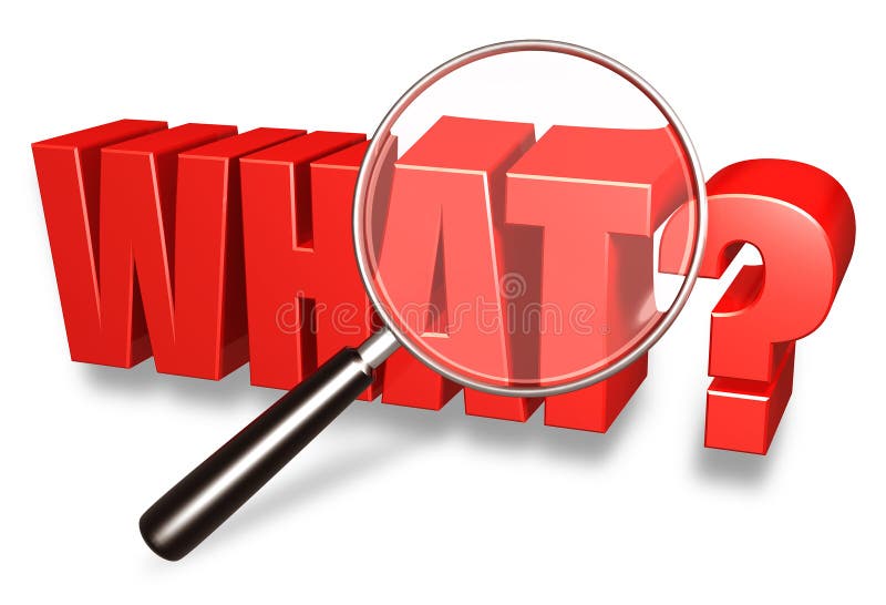Magnificar qué stock de ilustración. Ilustración de quién - 71592104
