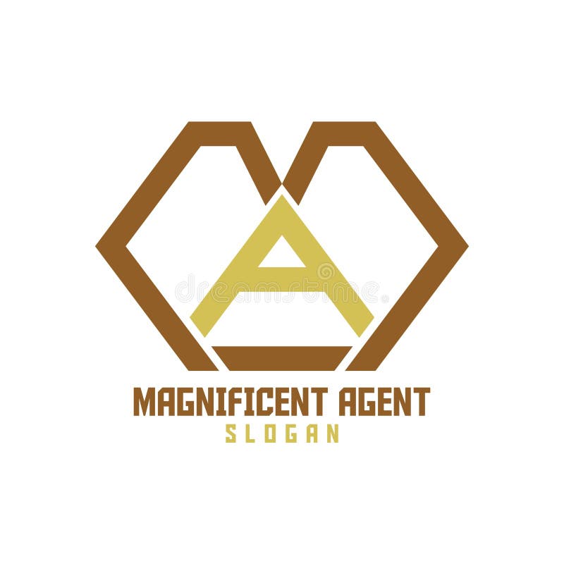 Magnificent Agent Template Logo Stock Illustration - Illustration of ...