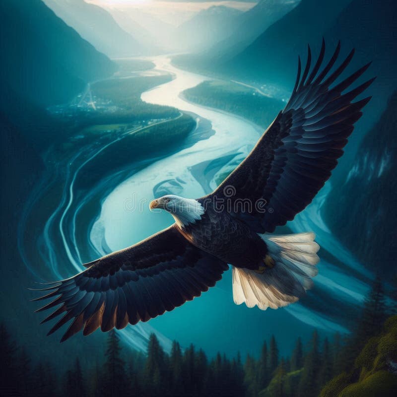 Symbol of Strength and Independence Stock Illustration - Illustration ...