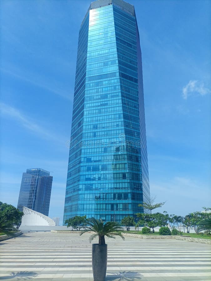 A Magnificent, Beautiful and Tall Office Building Stock Photo - Image ...
