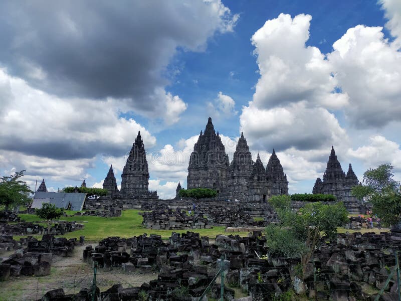 A Magnificent and Beautiful Temple Like in Ancient Times Stock Photo ...