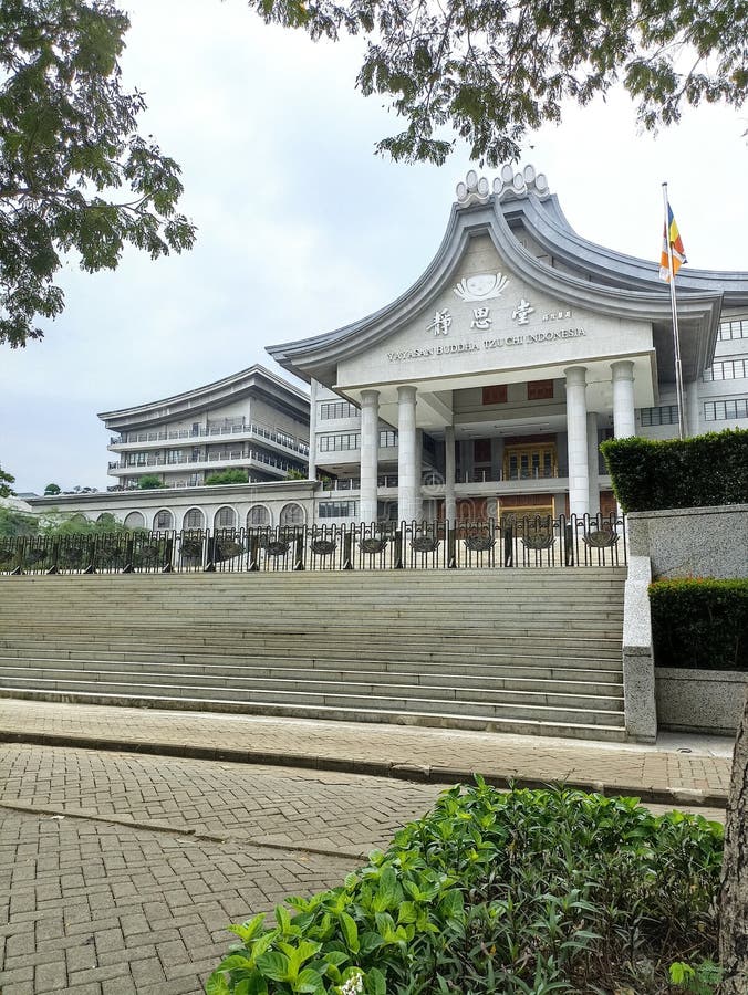 Magnificent Building for Buddha in Jakarta Stock Image - Image of ...