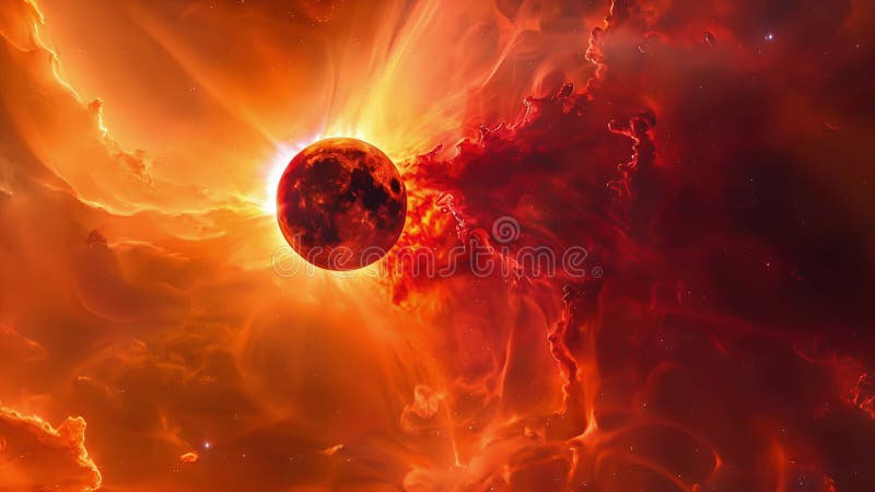 A Magnificent Celestial Event the Red Eclipse Captured the Imagination ...