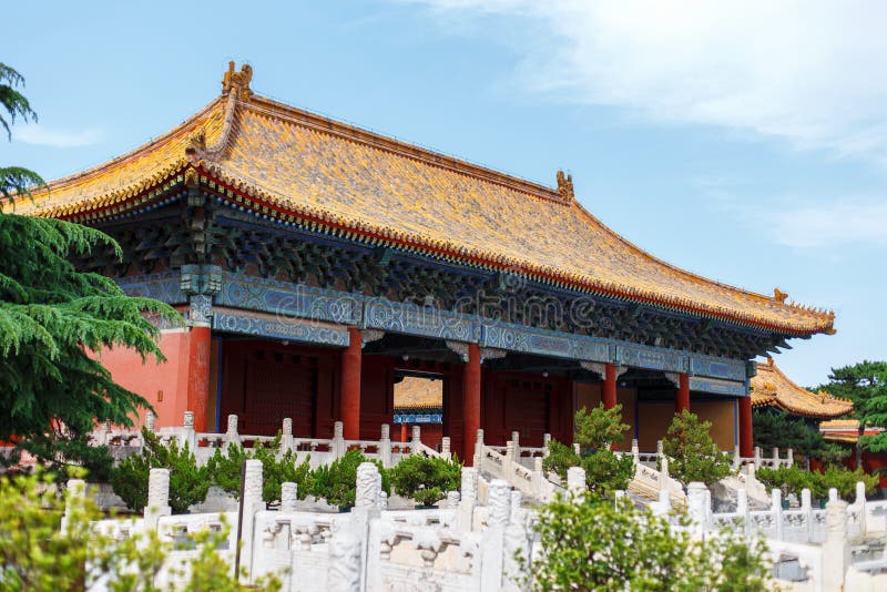 Chinese Palace in the Forbidden City. Stock Image - Image of imperial ...