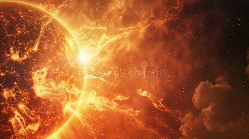 Magnificent Close Up of Solar Eruptions Intense Plasma Streams ...