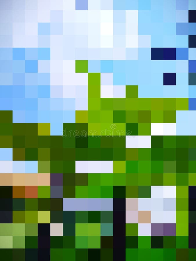 A Magnificent Design of Digital Pattern of Squares and Rectangles in ...