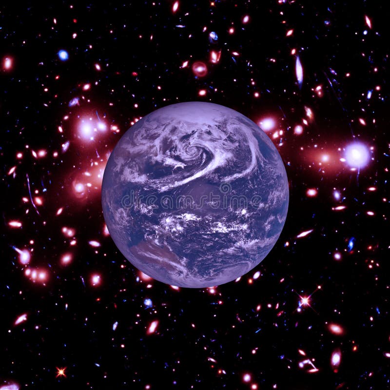 Magnificent Earth In Outer Space. The Elements Of This Image Furnished ...