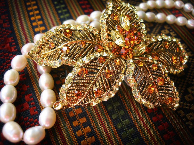 Golden Hairpin stock photo. Image of beautiful, closeup - 30071316