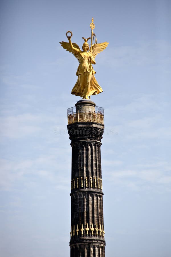 Berlin angel stock image. Image of gold, deutschland - 30178479