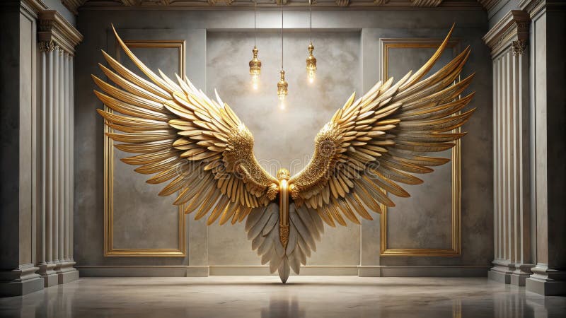 Magnificent Golden Wings Stock Illustrations – 853 Magnificent Golden Wings Stock Illustrations ...