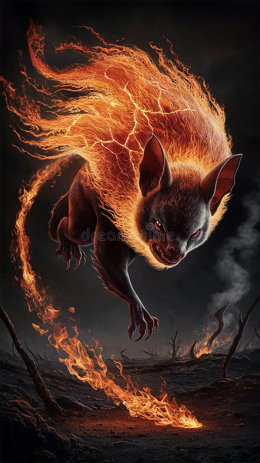 A Magnificent Hybrid Creature, Combining the Features of a Bat and the ...