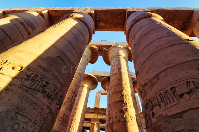 Great Temple of Karnak in Luxor,Egypt Editorial Image - Image of tomb ...