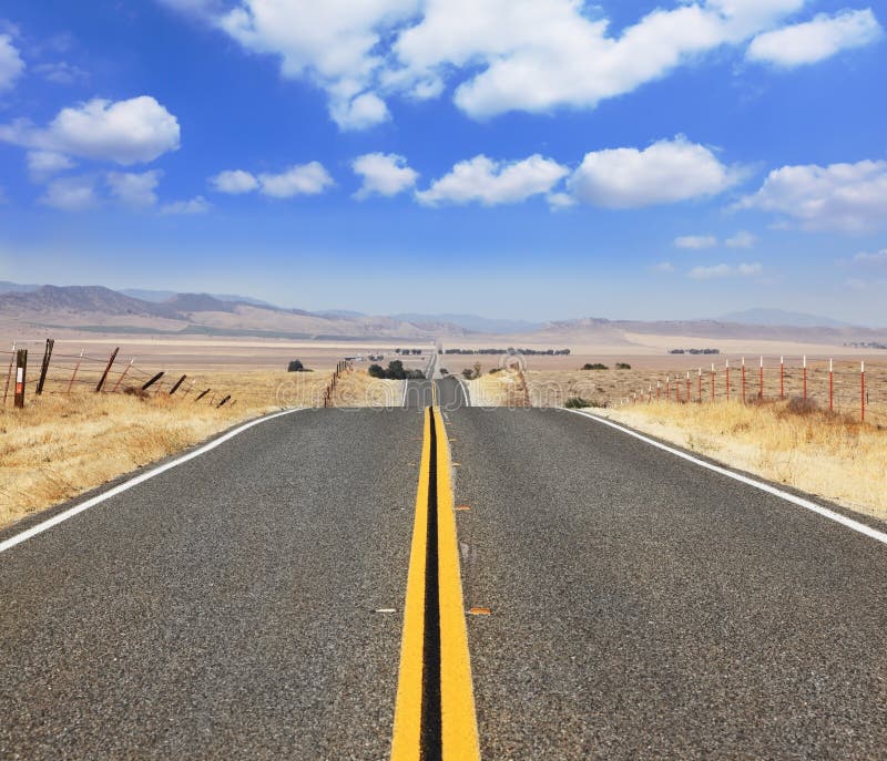 Scenic desert highway. stock image. Image of travel, nature - 4487365