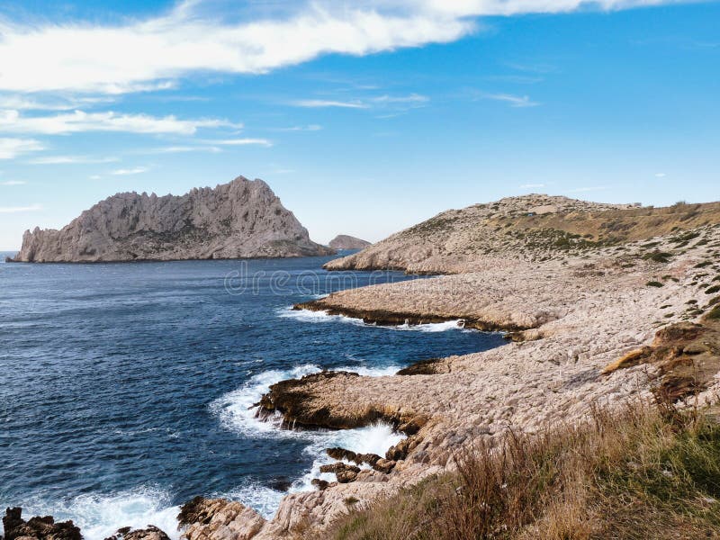 Magnificent Landscape of the Creeks of Marseille Stock Photo - Image of ...