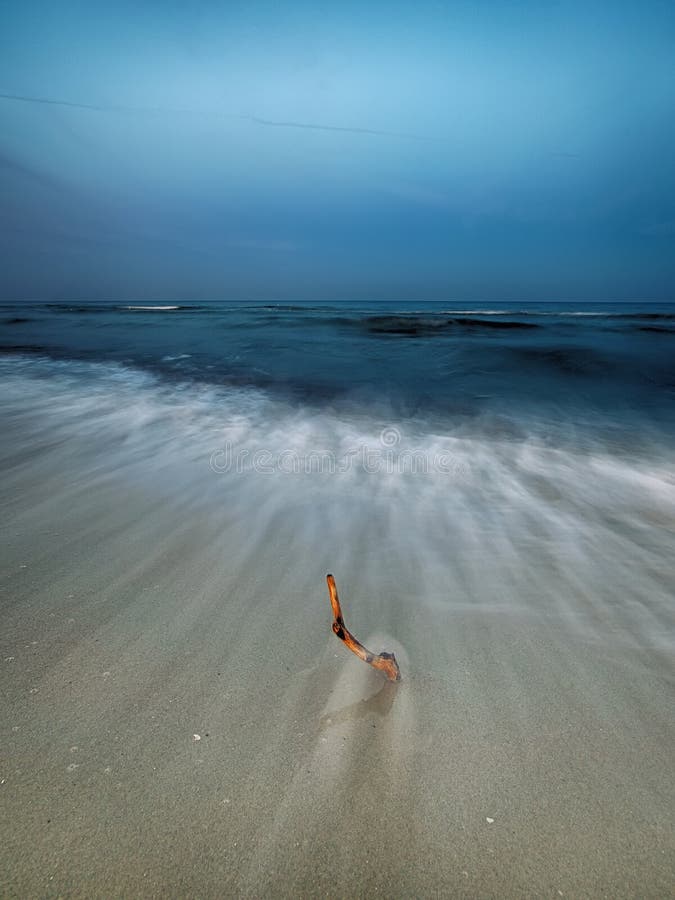 Magnificent Long Exposure Sea Sunset Stock Image - Image of fresh ...