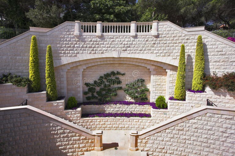 Magnificent marble ladder stock image. Image of haifa - 6933963