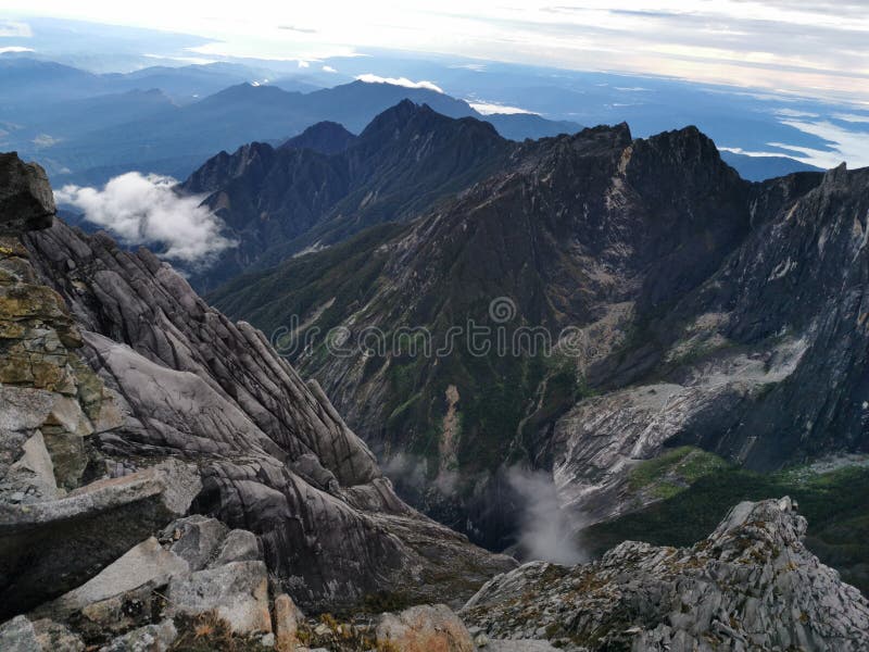 Magnificent Panoramic of the Mountain. Stock Image - Image of ridge ...