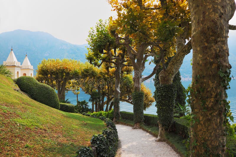 Magnificent Park at the Italian Villa Stock Photo - Image of decoration ...