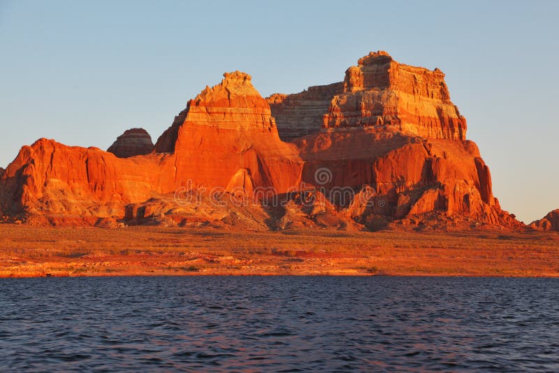 Magnificent Red Sandstone Cliffs Stock Image - Image of arizona, nature ...