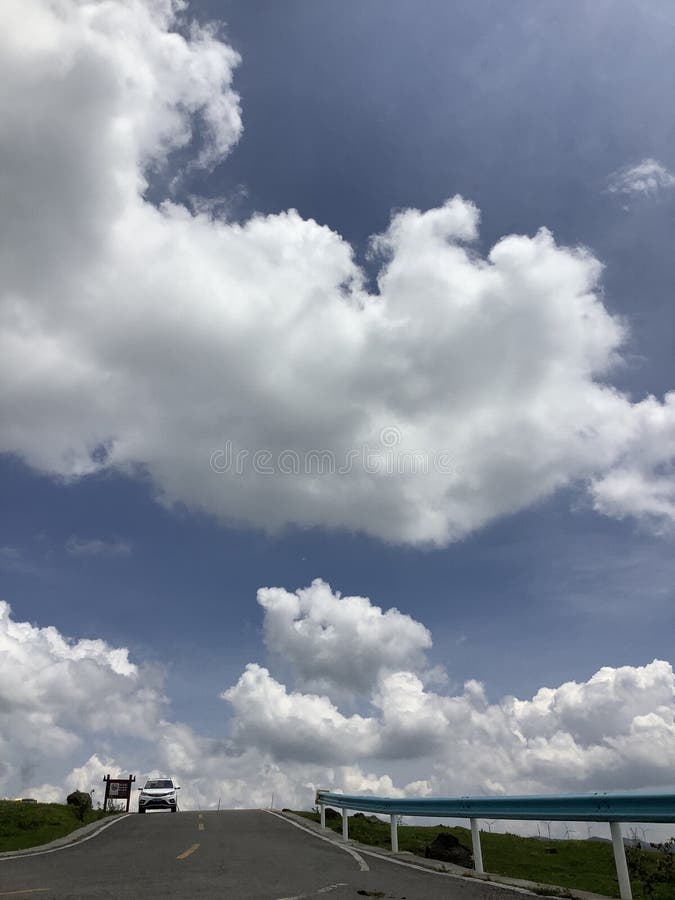 The Magnificent Scenery of the Ulan Muqi Grassland. Stock Photo - Image ...