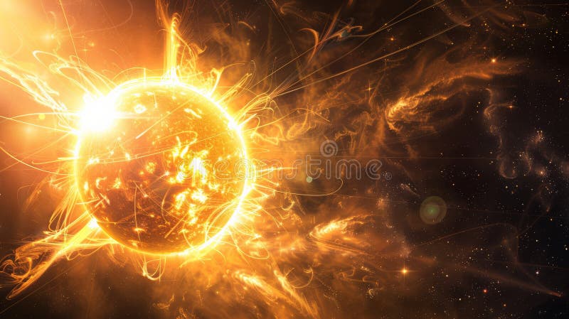 Magnificent Solar Eruption with Flares and Magnetic Storms in Space ...