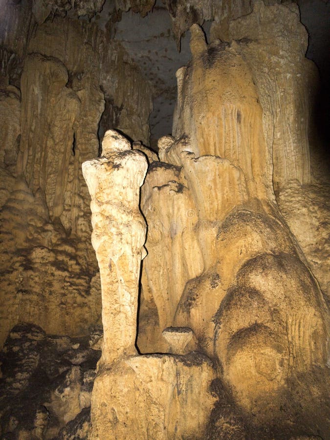 Magnificent Stalactites in a Cave in the Reserve Ankaran, Madagascar ...