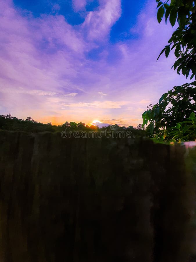 Magnificent Stunning Sky Views Sunset Stock Image - Image of views ...