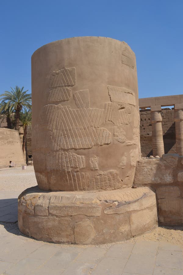 Temple Of The Sun God Amon-Ra Stock Image - Image of civilization ...