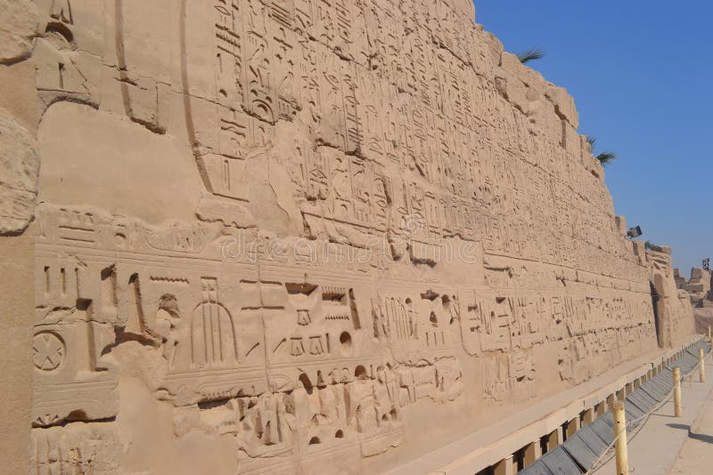 Temple of the Sun God Amon-Ra Stock Image - Image of goddess, king ...