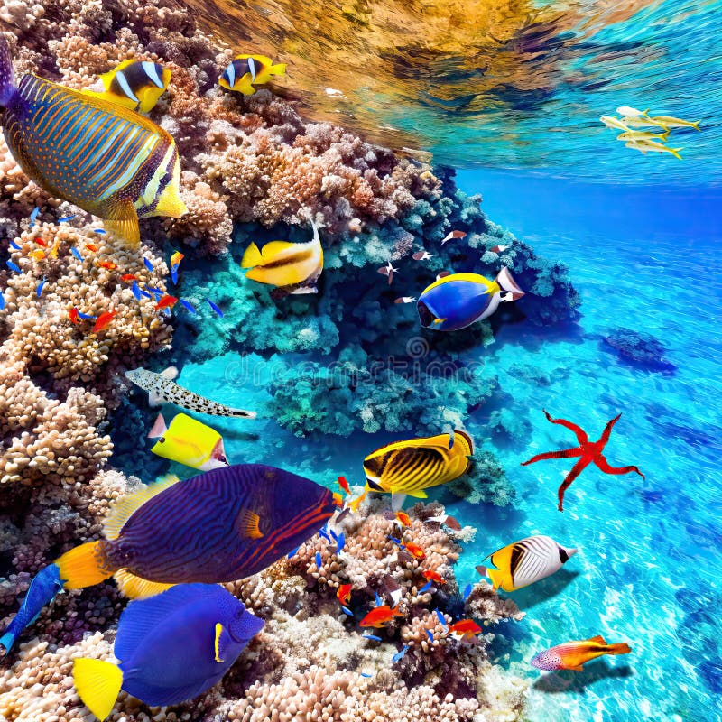 Magnificent Underwater World. Stock Photo - Image of australia, lagoon ...