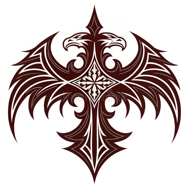 Magnificent Vector Dark Isolated on White Background Stock Illustration ...