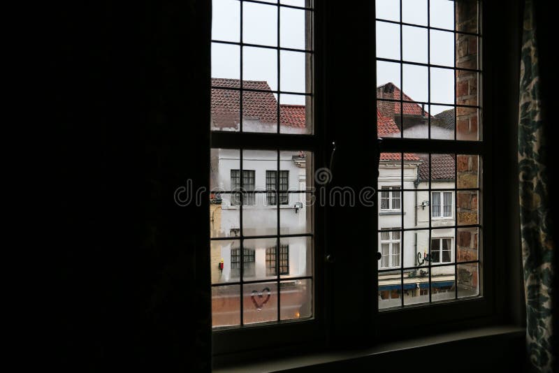 A Magnificent View on the Rooves from the Window Stock Image - Image of ...