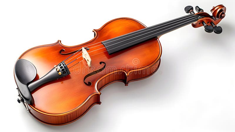 Magnificent Violin Captured in Stunning White Studio Backdrop with ...