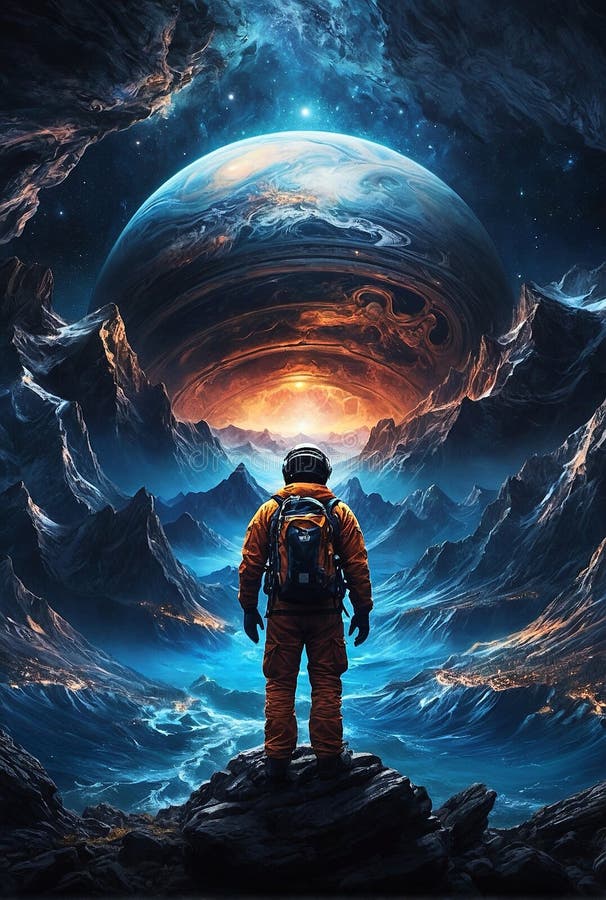 A Magnificently Detailed Scene of a Majestic Mountain Stock ...