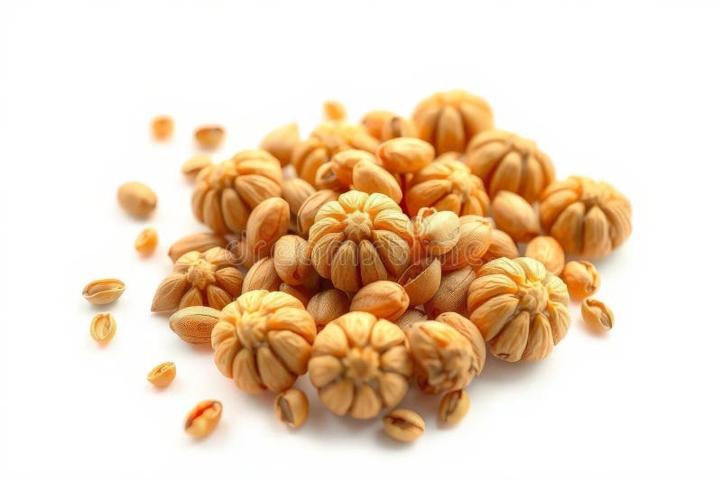 Magnified Cumin Seeds Structure Stock Illustration - Illustration of ...