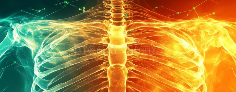A Magnified 3D Depiction of the Abdominal Lymphatic System, Emphasizing ...
