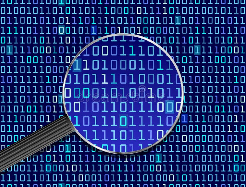 Magnified word ideas stock illustration. Illustration of magnified ...