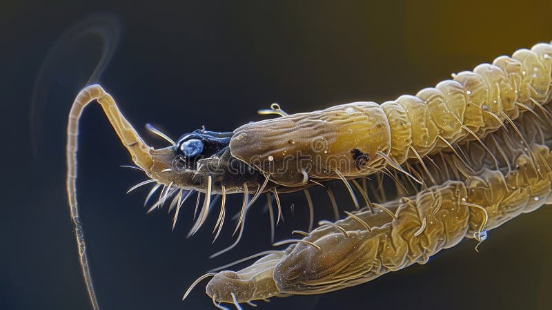 A Magnified Image of a Nematode Worms Head Showing Its Sharp Teeth and ...