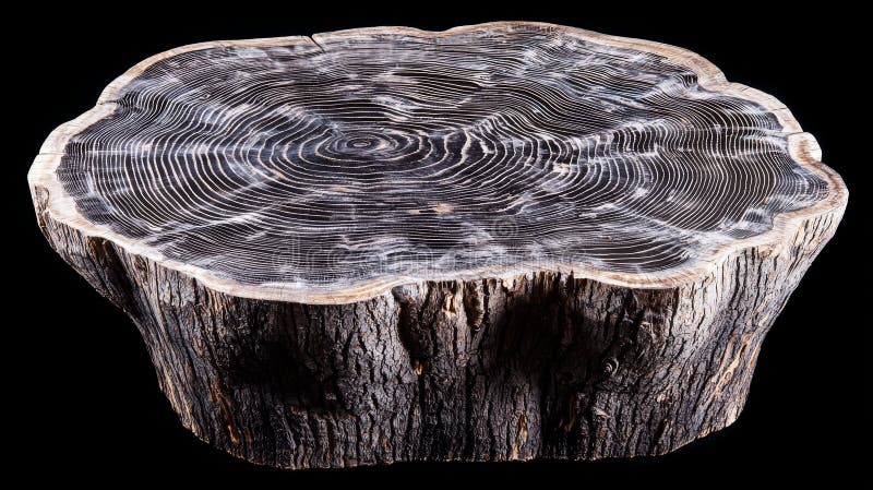 A Magnified Image of a Tree Trunk S Cross-section, Displaying the ...