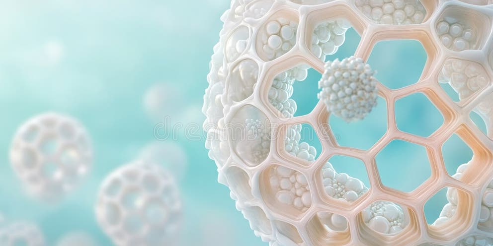 Magnified Observation Reveals a Complex Cellular Structure Featuring ...