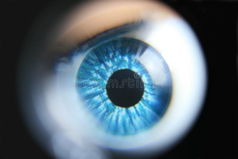 Magnified Plastic Eye stock image. Image of close, unusual - 2720085