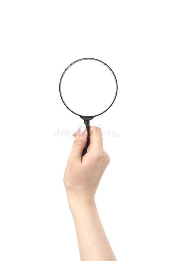 Magnifier stock image. Image of black, aspirations, holding - 13190347