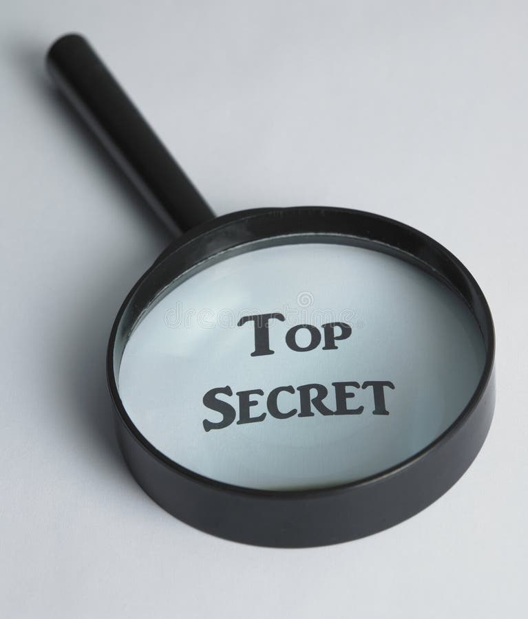 Top Secret Sign stock image. Image of secure, yellow, security - 7740271