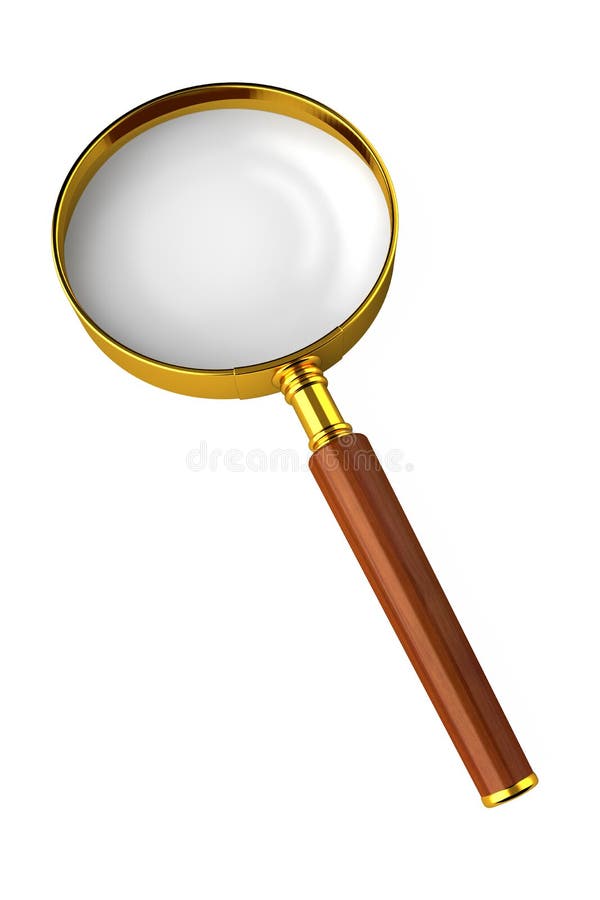 Magnifier stock vector. Illustration of enlarge, instrument - 13434107