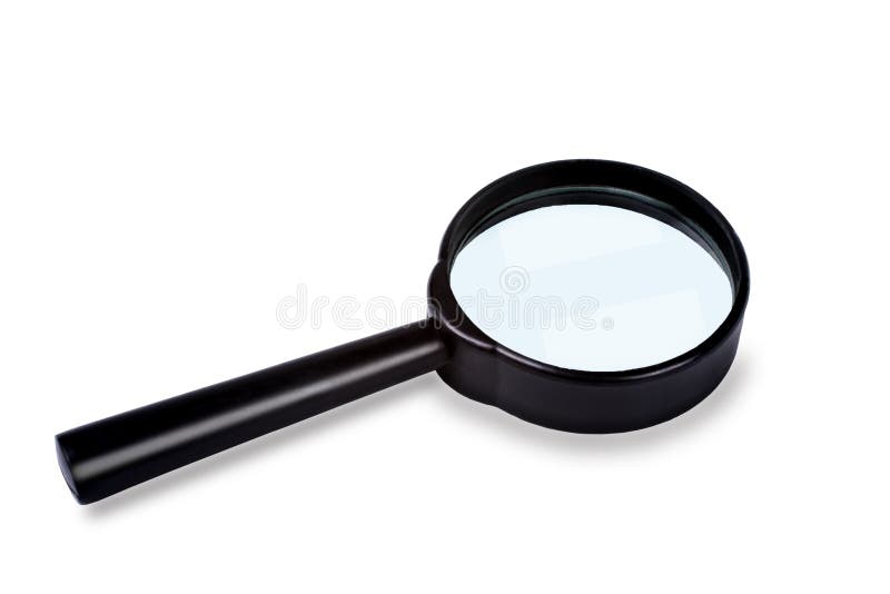 Magnifier stock image. Image of magnify, white, glass - 23367863