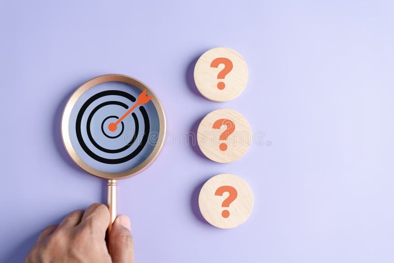 Magnifier Focus To Target Solution Target Which among Question Icon ...